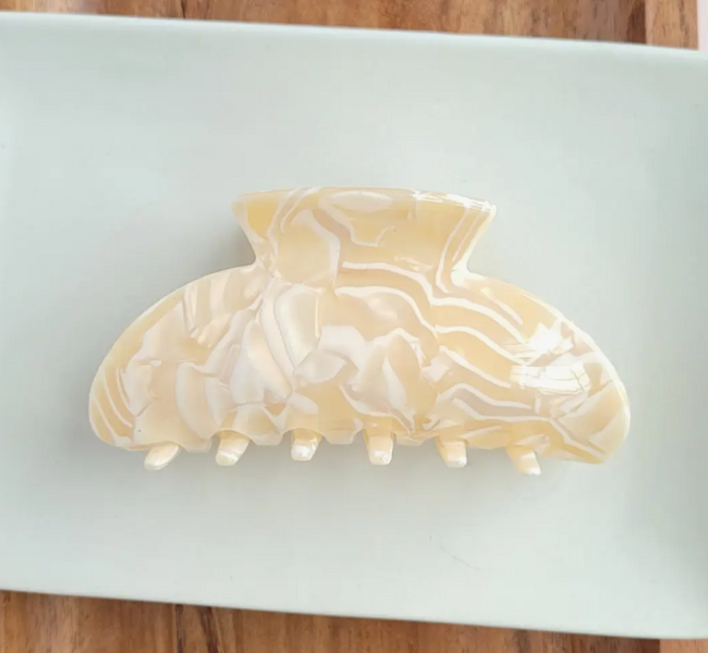 Candace Ivory Hair Claw – Salty Harbor